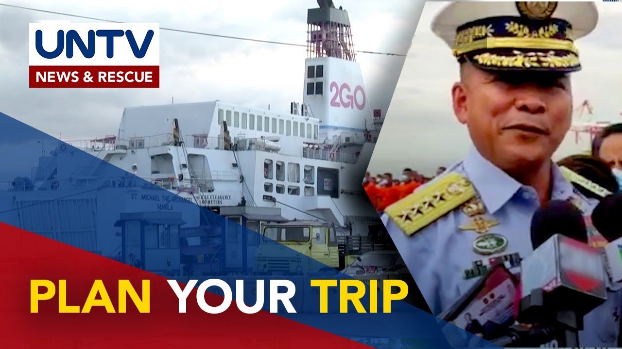 PCG advises public to plan trip this holiday season - YouTube