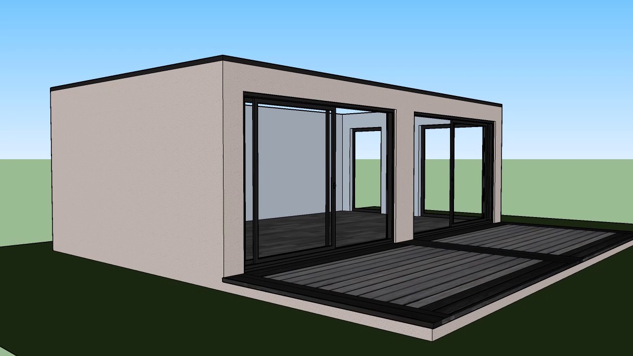 7m x 4m Rendered room - YouTube