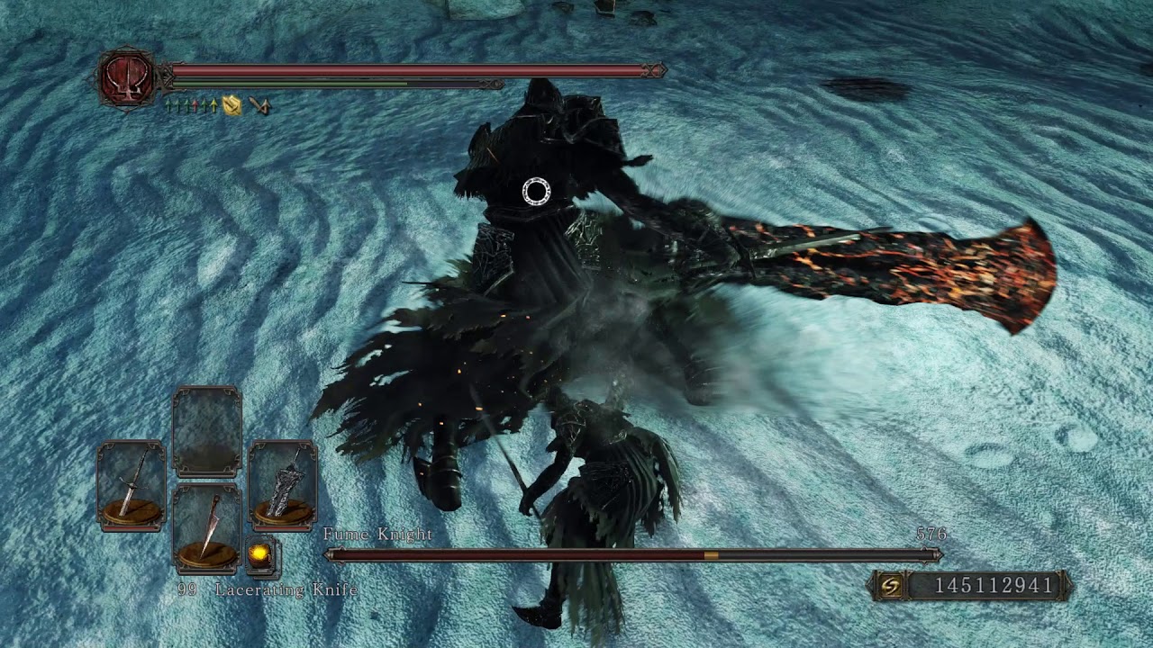 Dark Souls 2 SOTFS - Fume Knight cosplay vs Fume Knight Boss (no DMG ...