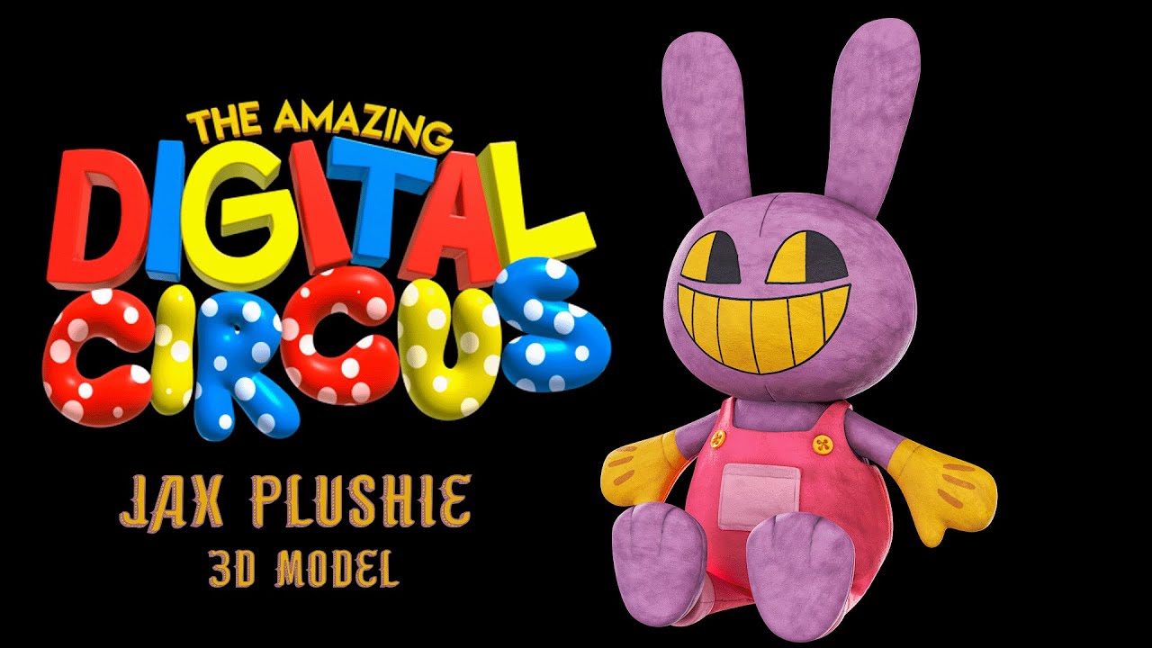Jax Plushie 3D Model - YouTube