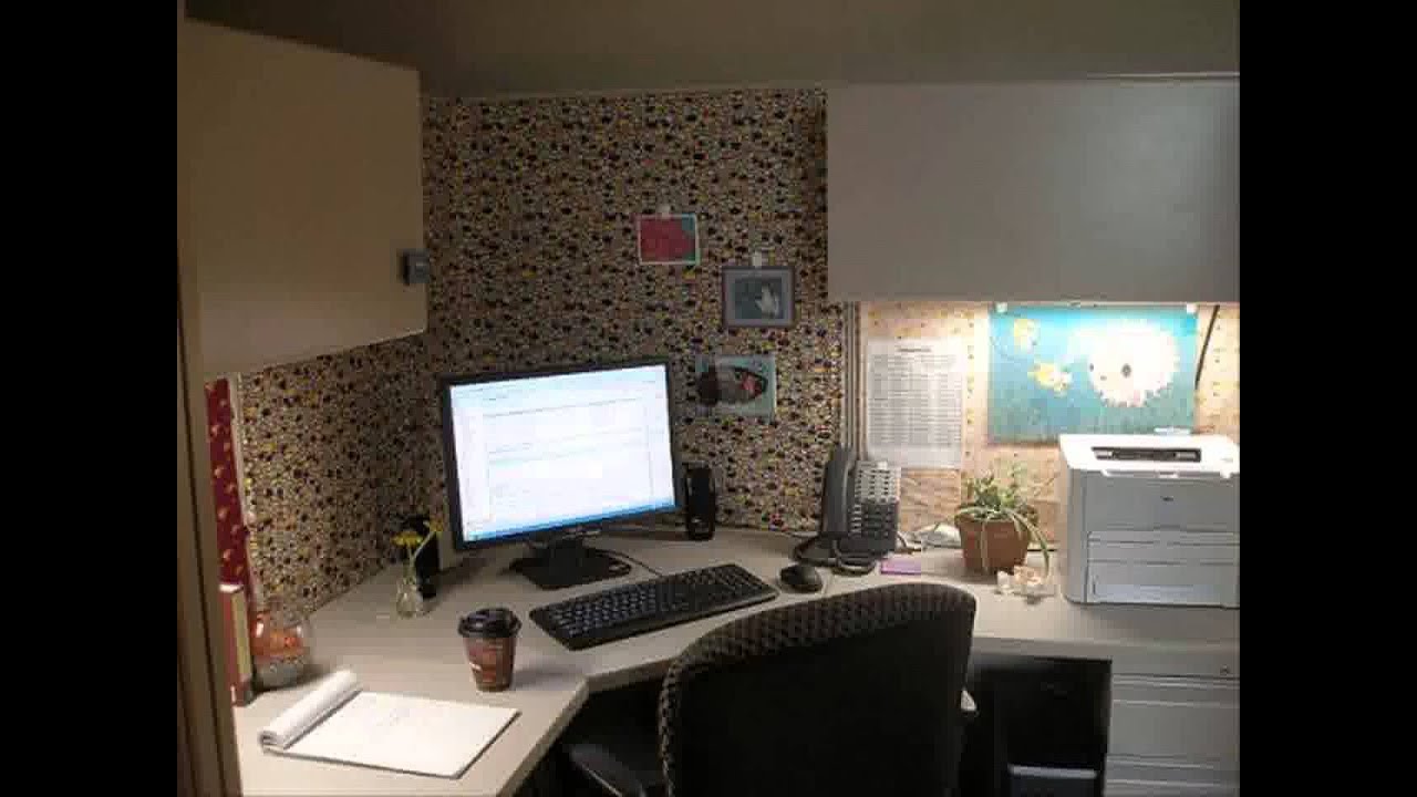 Creative Cubicle decorating ideas - YouTube