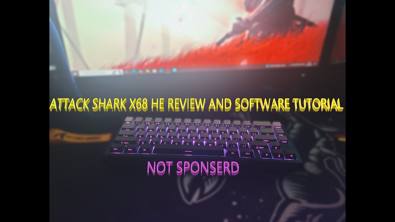 attack shark x68 he full review and software tutorial - YouTube