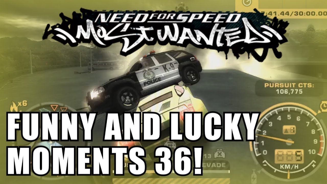 Funny And Lucky Moments - NFS Most Wanted - Ep.36 - YouTube