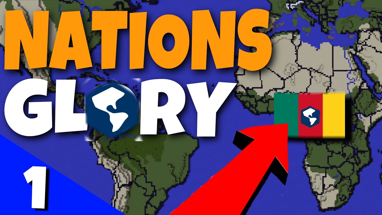 LE MONDE RÉEL DANS MINECRAFT ! Minecraft NationsGlory bedrock #1 - YouTube