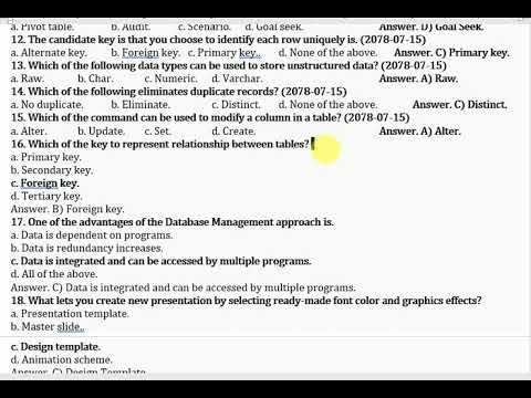 PSC Koshi Province, 2078-07-15, 5th Level|Computer Operator #2078 #computeroperator # ...