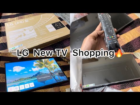 Buying New LG TV for Home🔥2023 | LG UHD AI ( 43UQ80 ) | Unboxing New LG ...