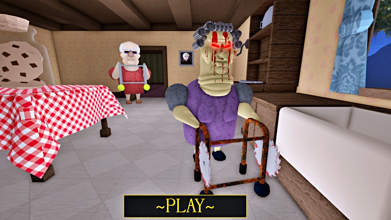 What If I Play as GRUMPY GRANDPA in Grumpy Gran? SCARY OBBY #roblox ...