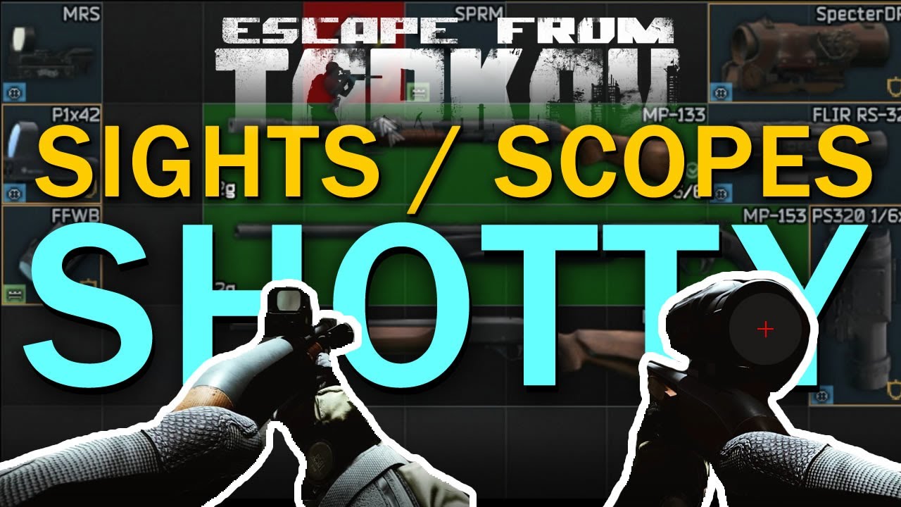 How to Put Sights / Scopes on Shotguns in Escape From Tarkov - YouTube