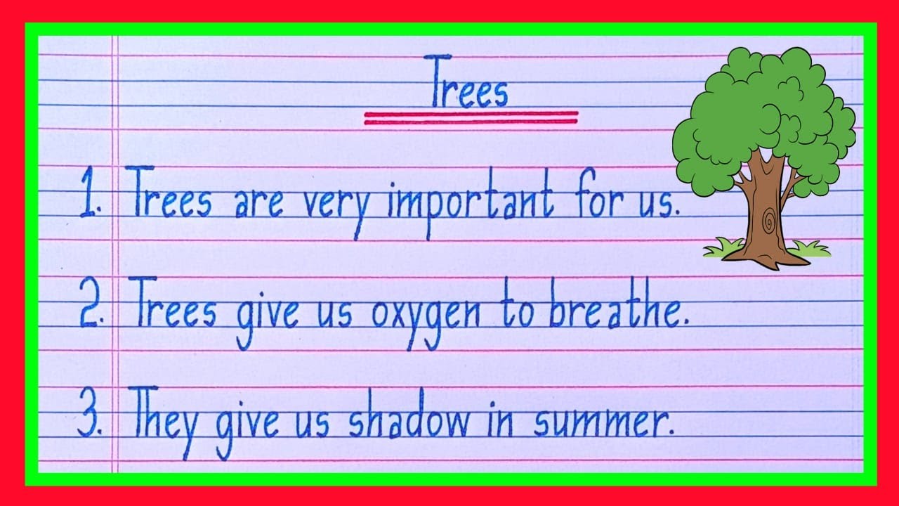10 Lines On Trees in English/Essay On Trees in English/Paragraph On ...