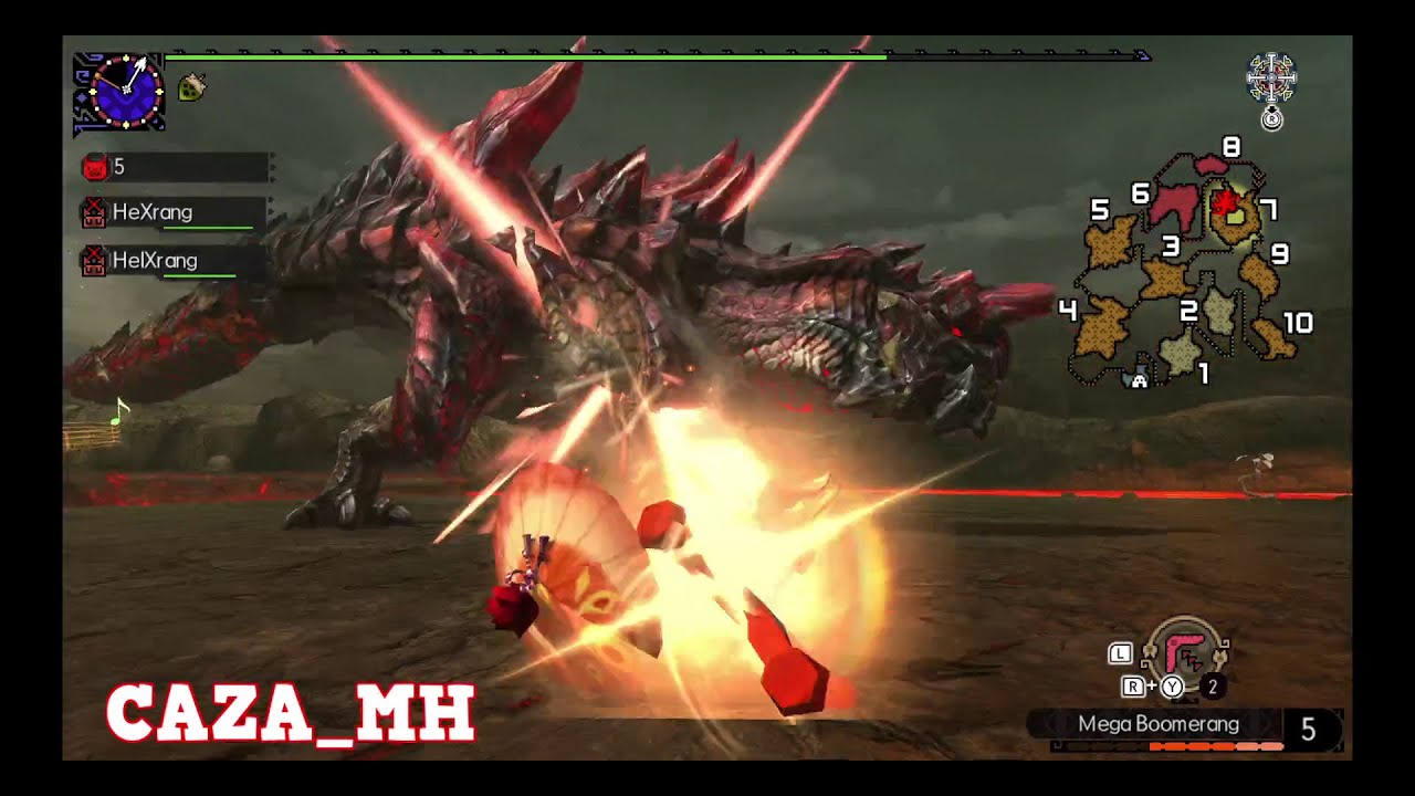 MHGU Prowler vs Hellblade Glavenus Monster Hunter Generations Ultimate ...