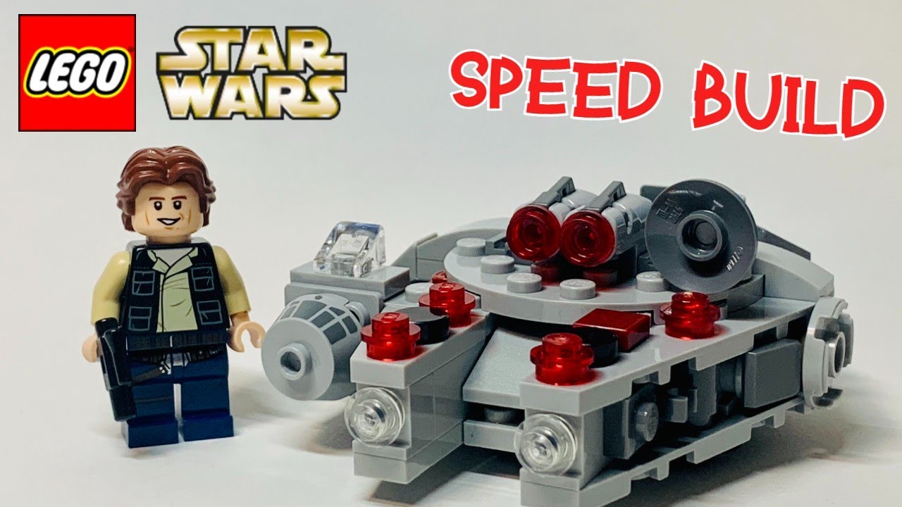 LEGO Millennium Falcon 75295 Microfighter Speed build - YouTube