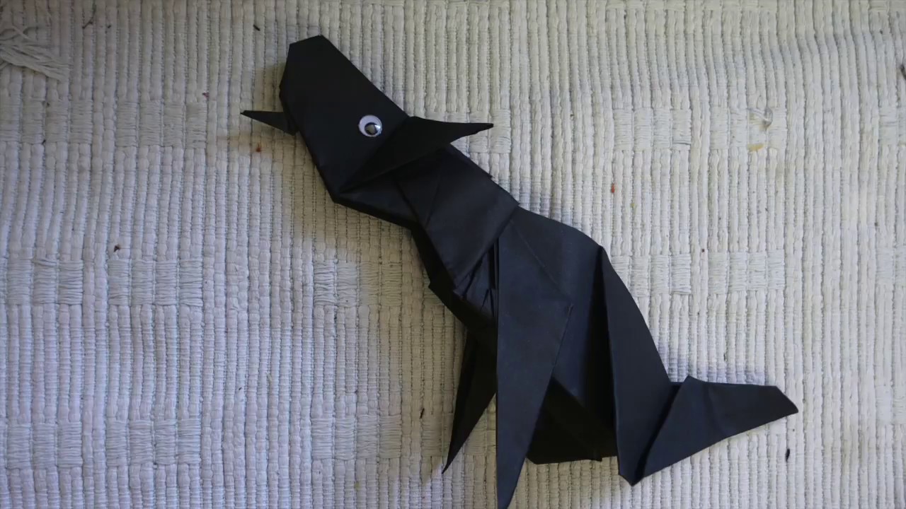 origami coyote super easy, well almost! - YouTube