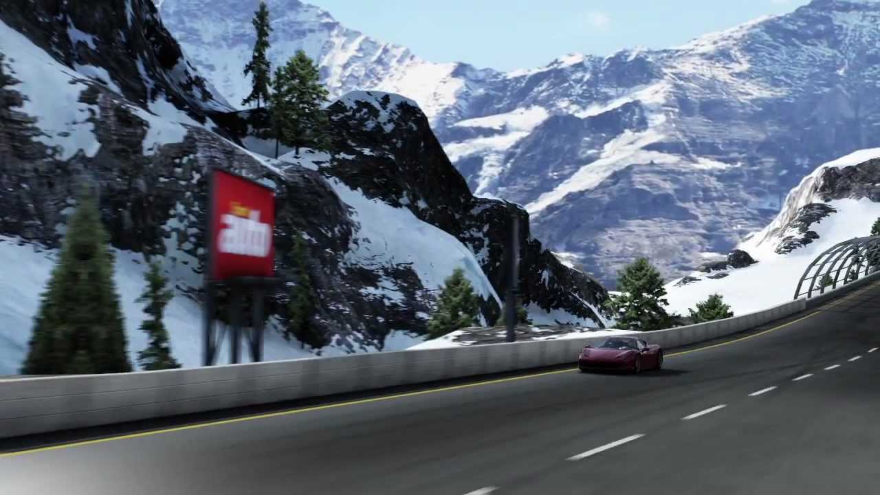 Forza Motorsport 4 [PEGI 3] - Bernese Alps Track - YouTube