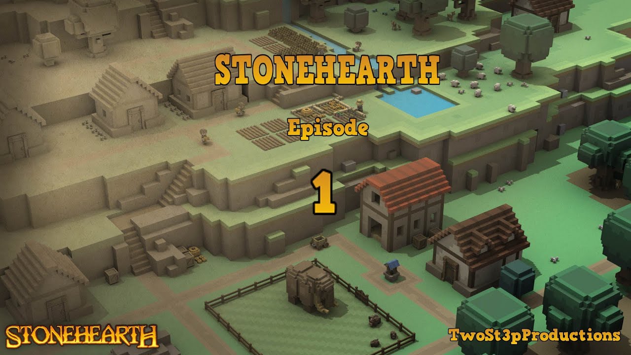 Stonehearth Episode 1 (Cool new Kickstarter-Funded Game) - YouTube