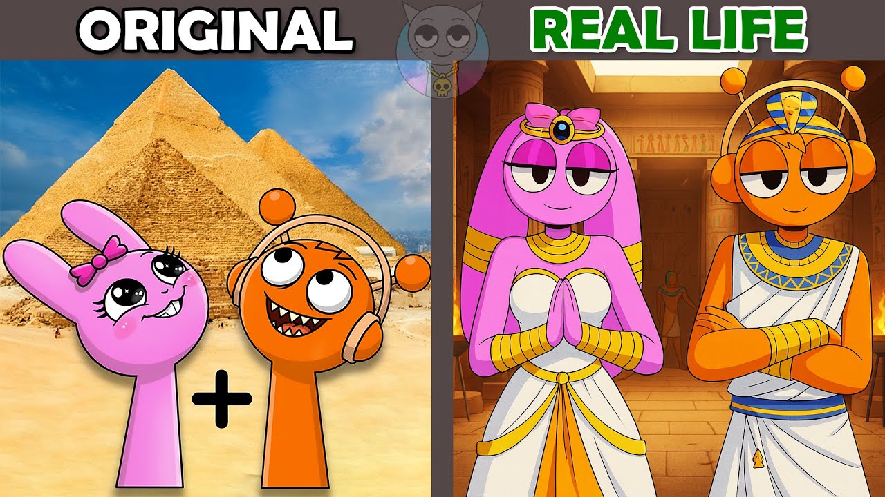 Best TikToks of Incredibox Sprunki: Egyptian trend - Oren x Pinki🏜️ ...