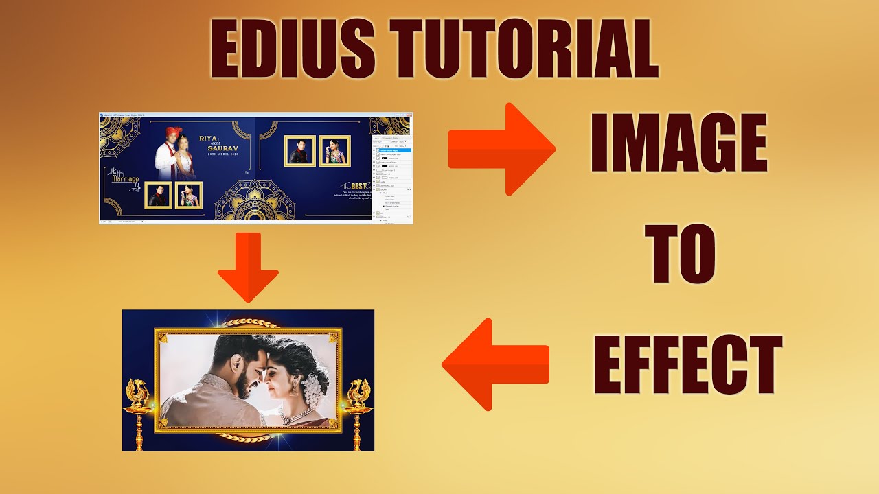 Edius Tutorial: How To Create Image To Video Frame Effect - YouTube