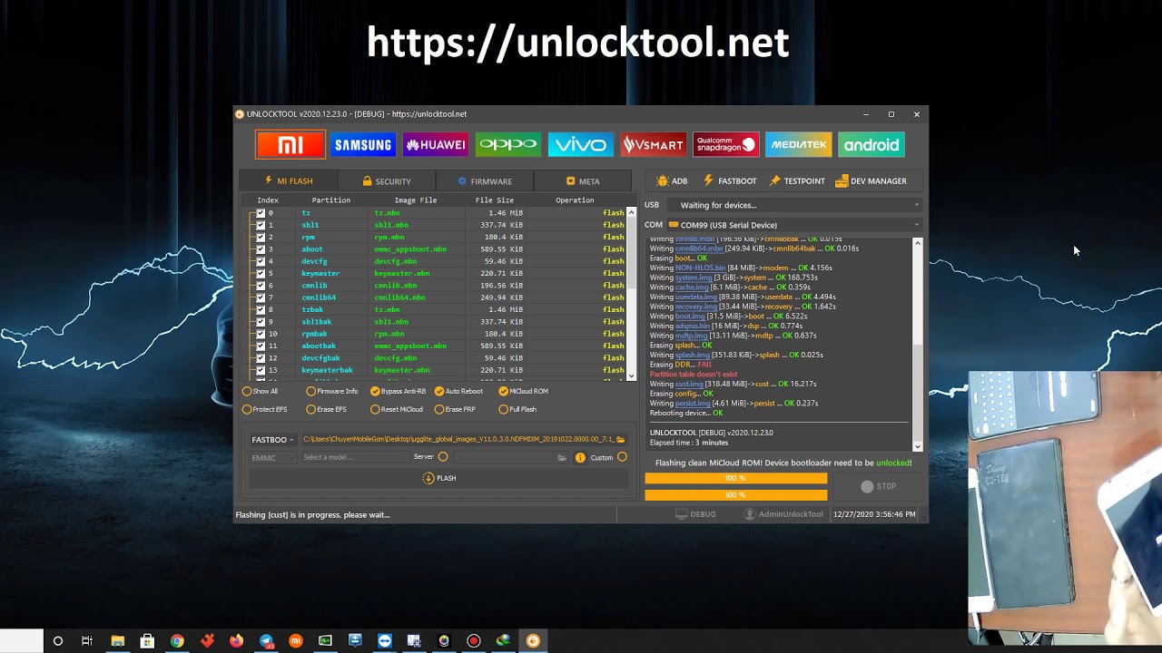 Redmi Note 5A flash file remove mi cloud done by UnlockTool - YouTube