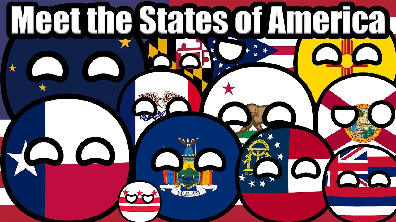 Countryballs - Meet The States of America - YouTube