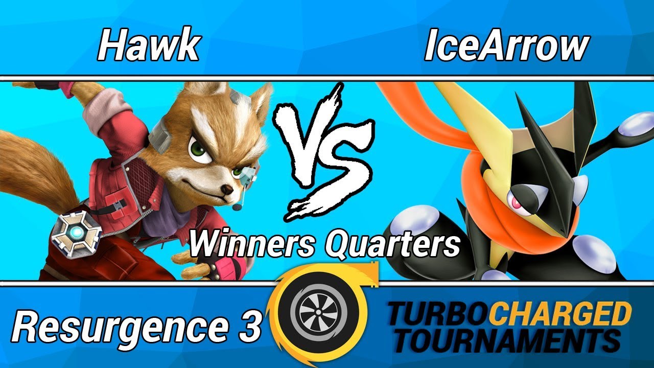 Resurgence 3 Wii U Singles (Winners Quarters) - Hawk (Fox) vs. Icearrow (Greninja) - YouTube