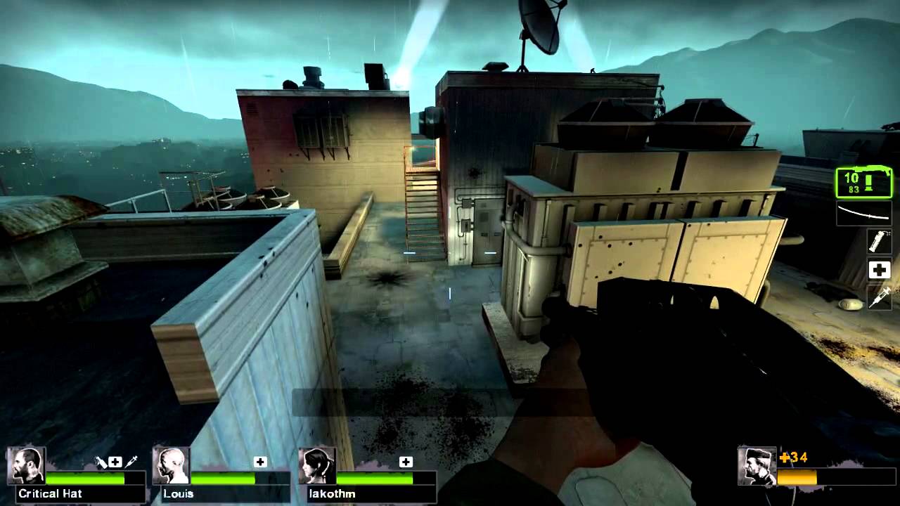 [33] No Mercy - The Rooftop Finale (Left 4 Dead 2) - YouTube