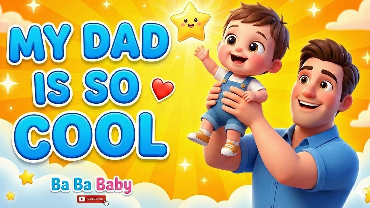 Daddy Song for Kids 👨‍👧 My Daddy is So Cool | Nursery Rhymes & Baby ...