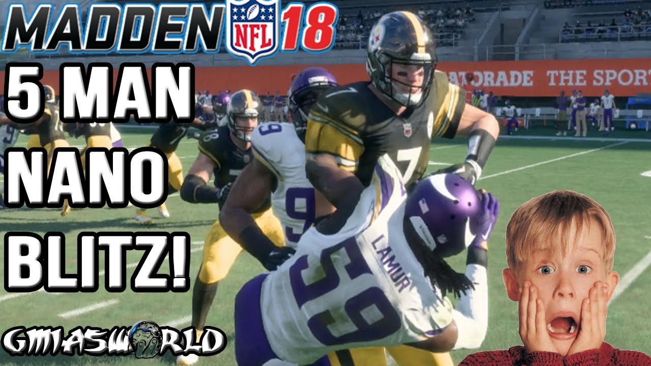 Madden 18 Glitch Blitz: 5 Man NANO PATS Playbook Glitch Blitz In Madden ...