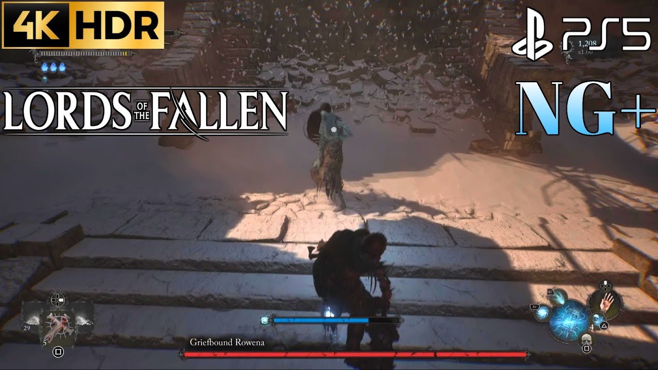 Griefbound Rowena Boss Fight LORDS OF THE FALLEN NG+ Griefbound Rowena ...