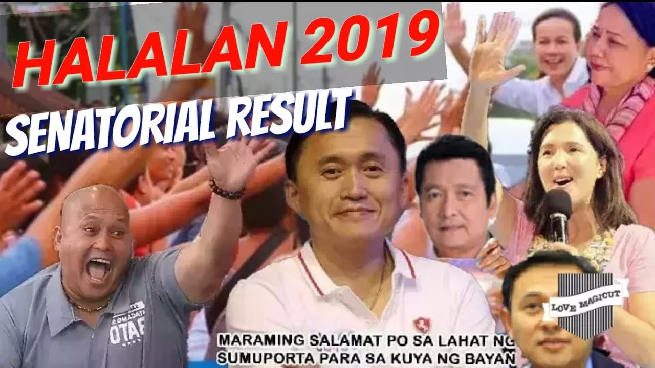 HALALAN 2019 UPDATE | MAY 16 SENATORIAL RESULT - YouTube