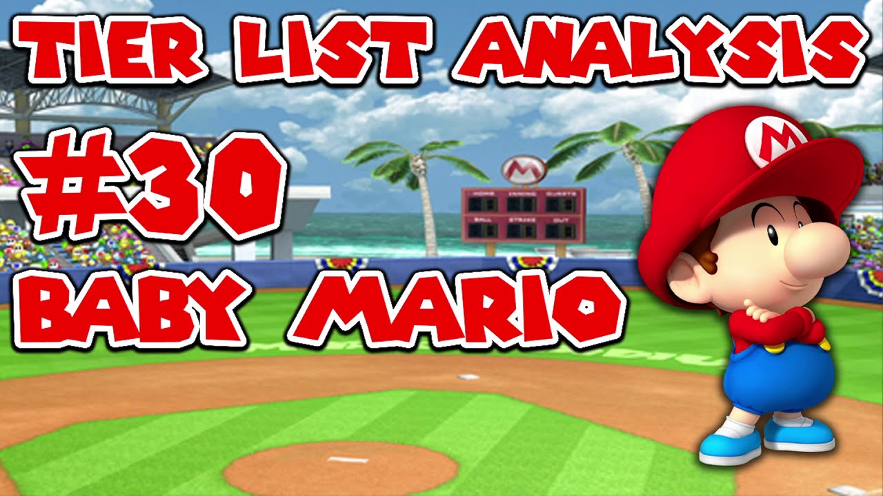 Baby Mario- Mario Superstar Baseball Tier List Analysis! 2020 - YouTube