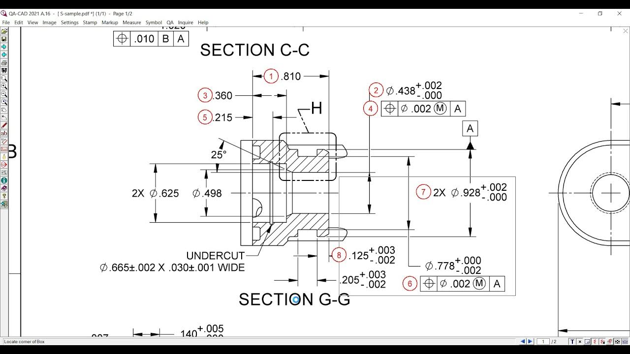 [no sound] how to do OCR auto ballooning in image only PDF or image files in QA-CAD - YouTube