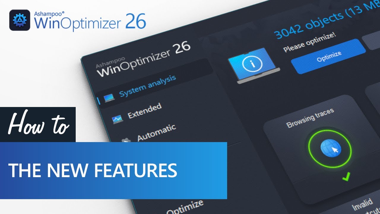 Ashampoo WinOptimizer 26 - The new features - YouTube
