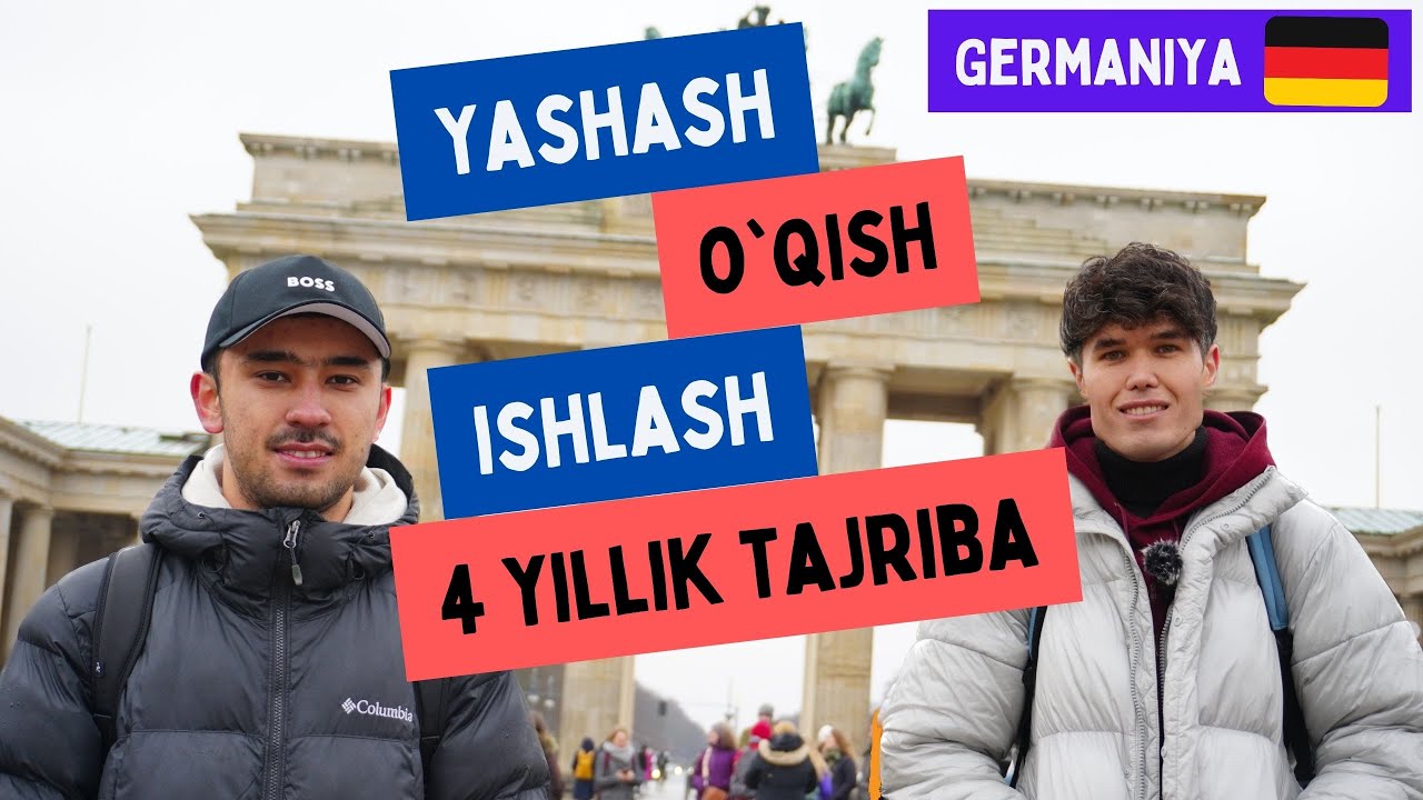 Germaniyda | Yashash | Ishlash O'qish | 4-Yillik tajriba - YouTube
