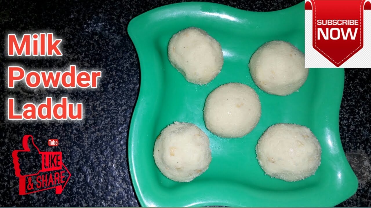 Making of Milk Powder Laddu || Milk Powder Recipe || Laddu - YouTube