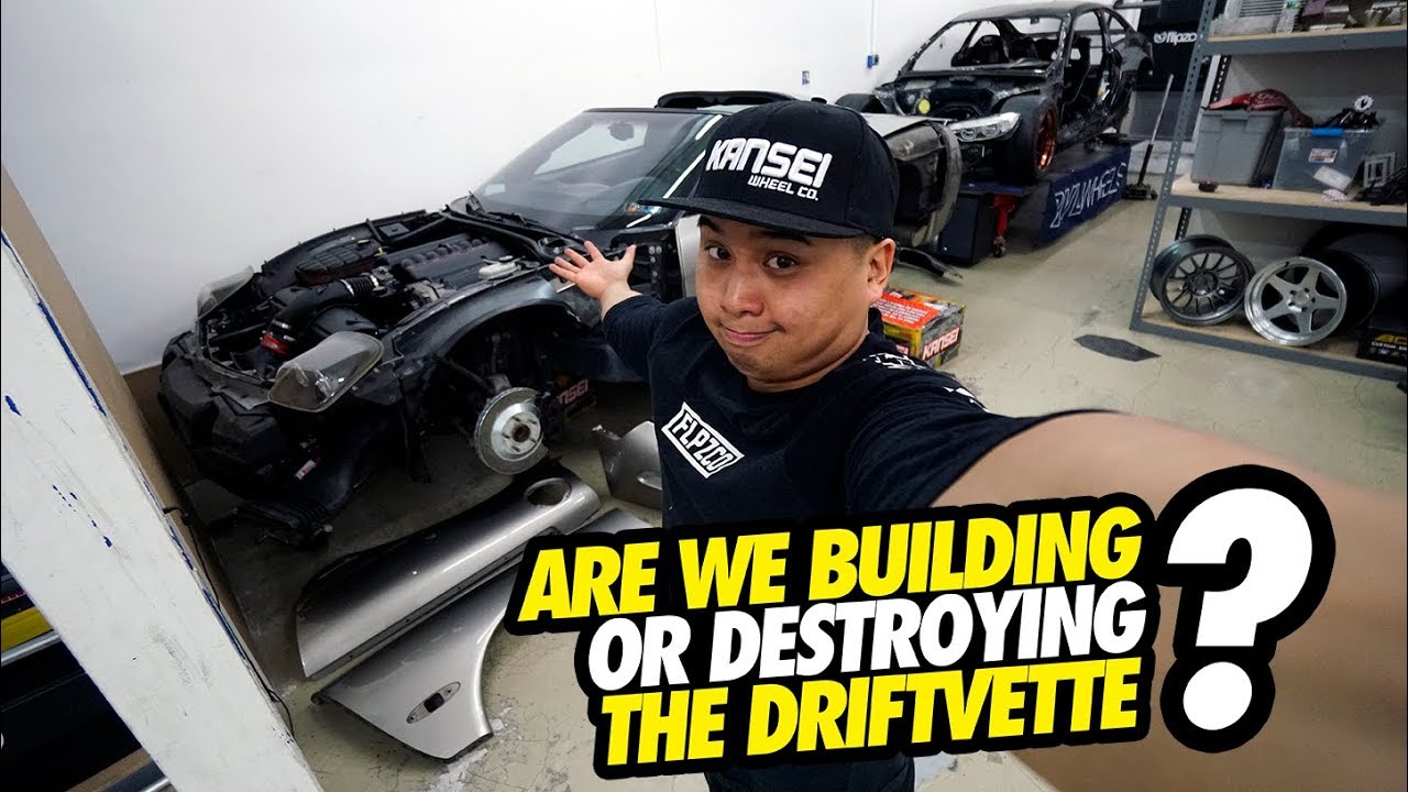 C5 CORVETTE DRIFT BUILD GETS A WIDEBODY KIT ?!?! GOOD BYE BODY PANELS ...