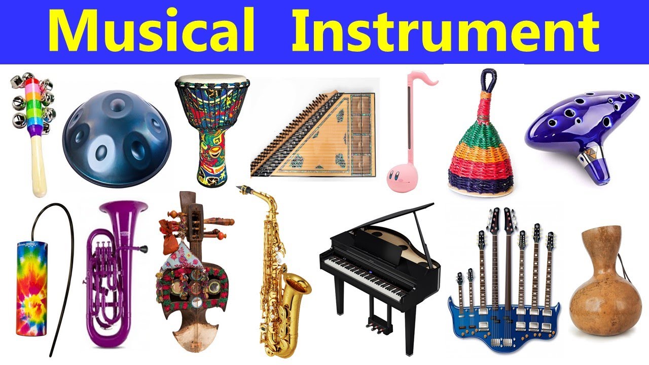 Music Vocabulary in English | 500 Musical Instruments Names | Learn ...