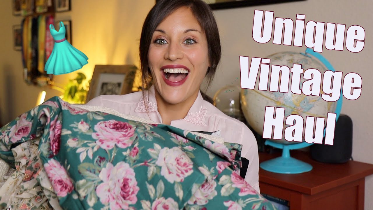 Haul - Unique Vintage Clothing - YouTube