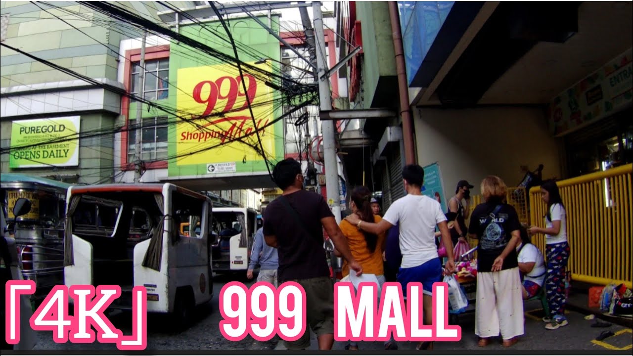 [4K] 999 MALL / DIVISORIA MALL WALKING TOUR - YouTube
