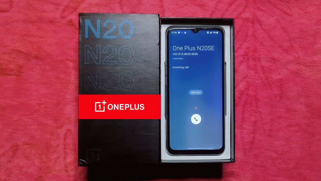 OnePlus NORD N20 SE Android 12 incoming call on the Box - YouTube