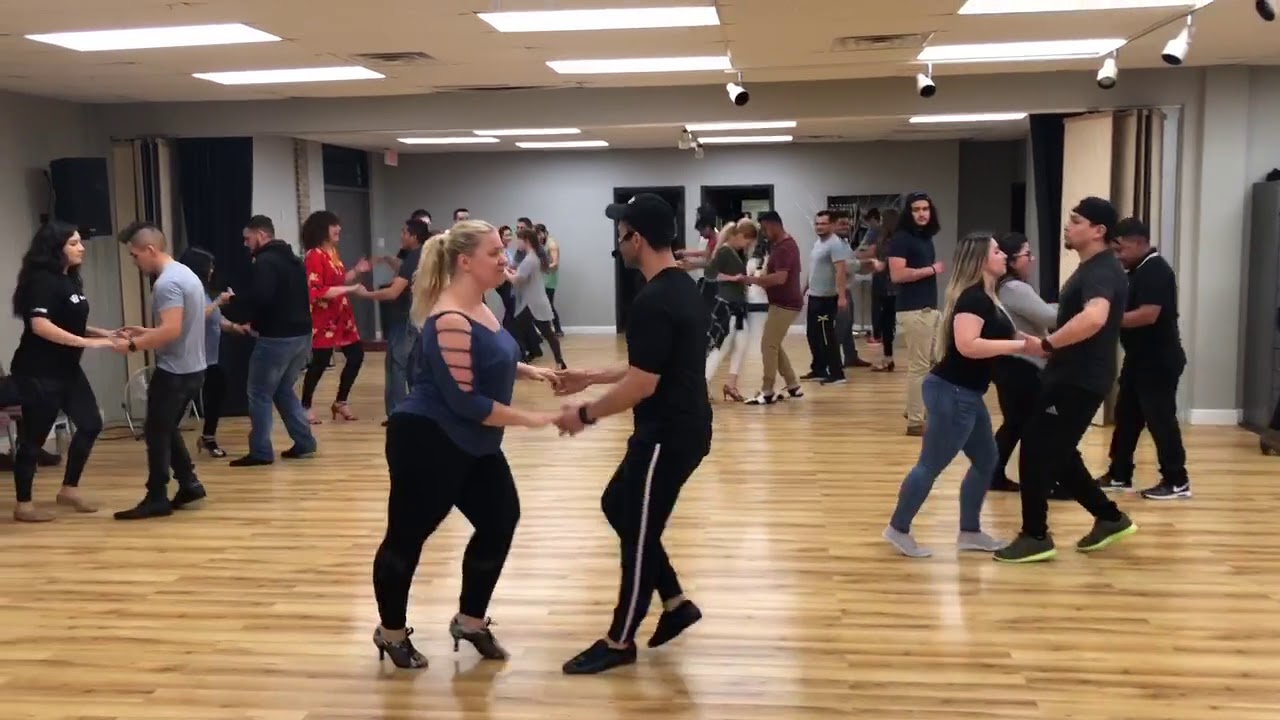 Salsa Lessons in Dallas - ALPHA MIDWAY DANCE STUDIO - YouTube