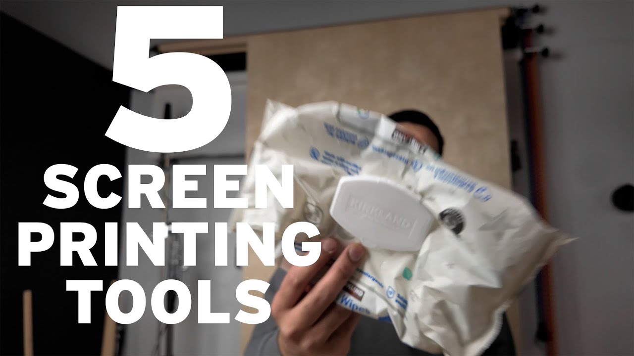 5 Tools For Screen Printing - YouTube