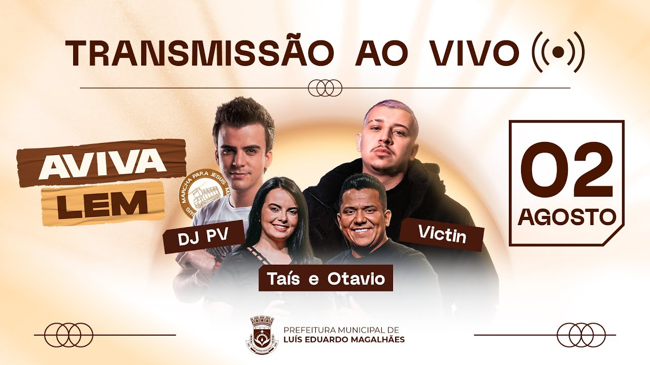 Aviva LEM 2025 - 3º DIA - DJ PV - Victin - Taís e Otavio - 02/08 - YouTube