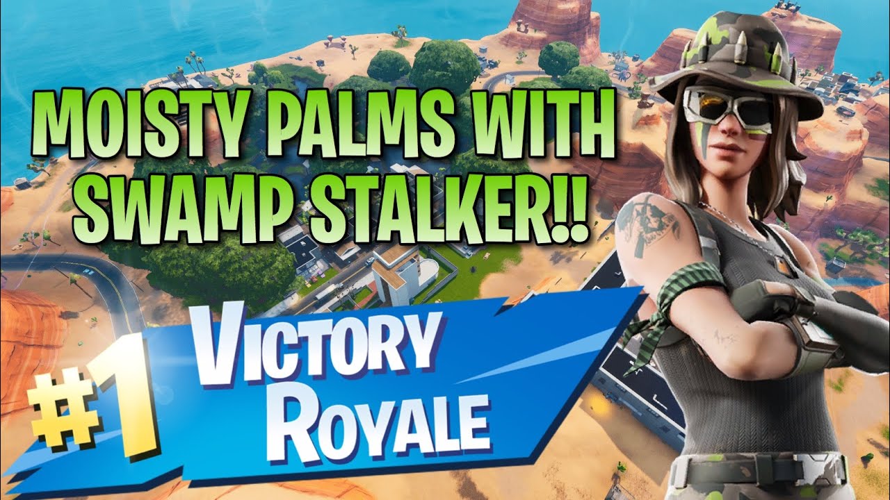 Clearing Moisty Palms!! New Swamp Stalker Skin!! - Fortnite: Battle ...