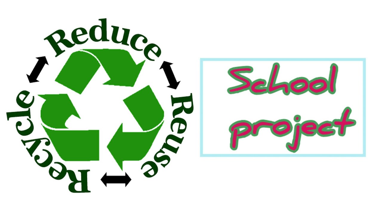 The 3R's/reduce reuse recycle/school project (Bumblebee kids channel ...