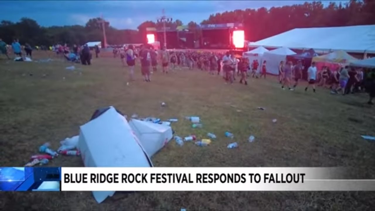 Blue Ridge Rock Fest releases statement regarding fallout - YouTube