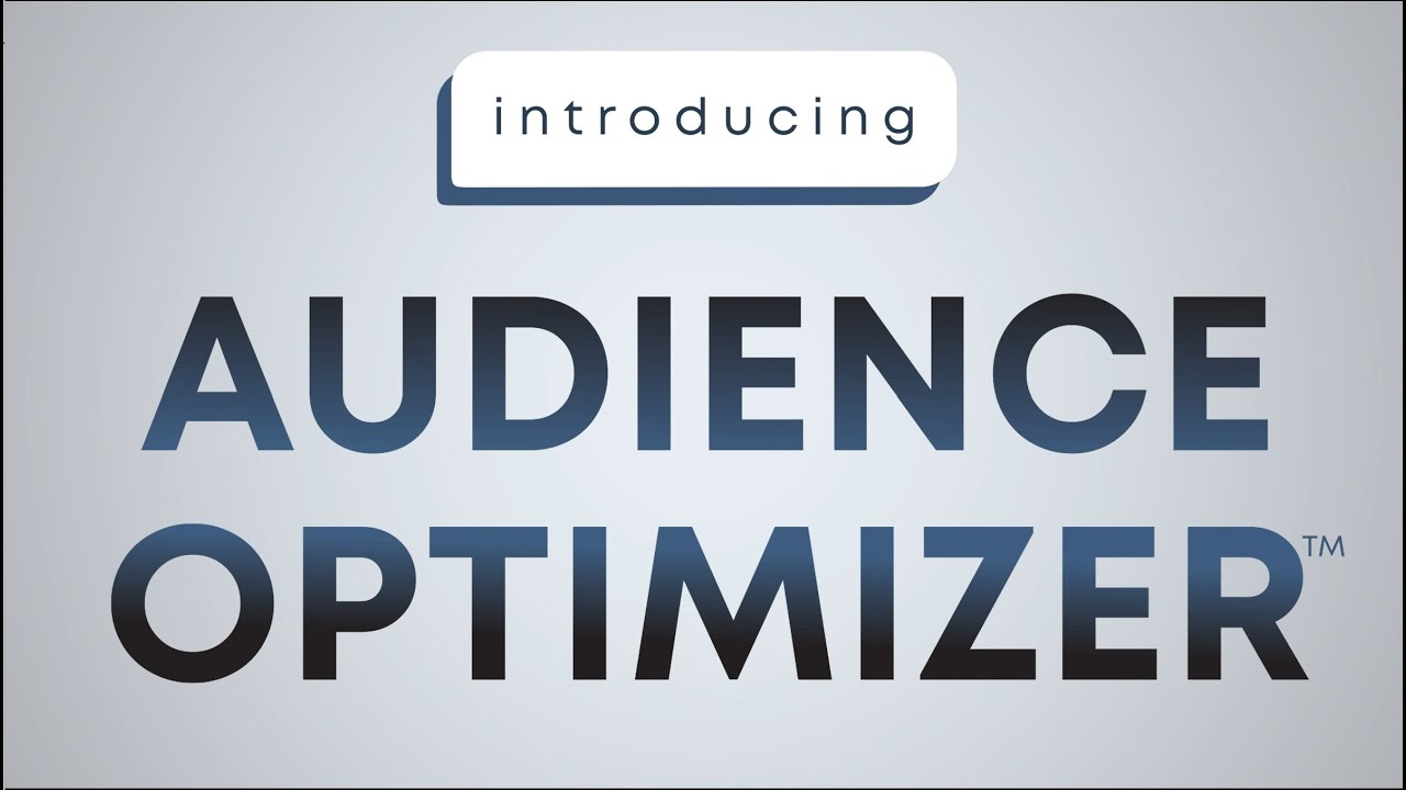Audience Optimizer - YouTube