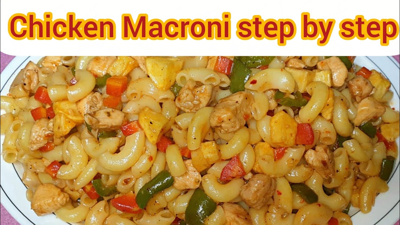 Chicken Macroni Step By Step A5 Cooks|Macroni easy and fast resturant ...