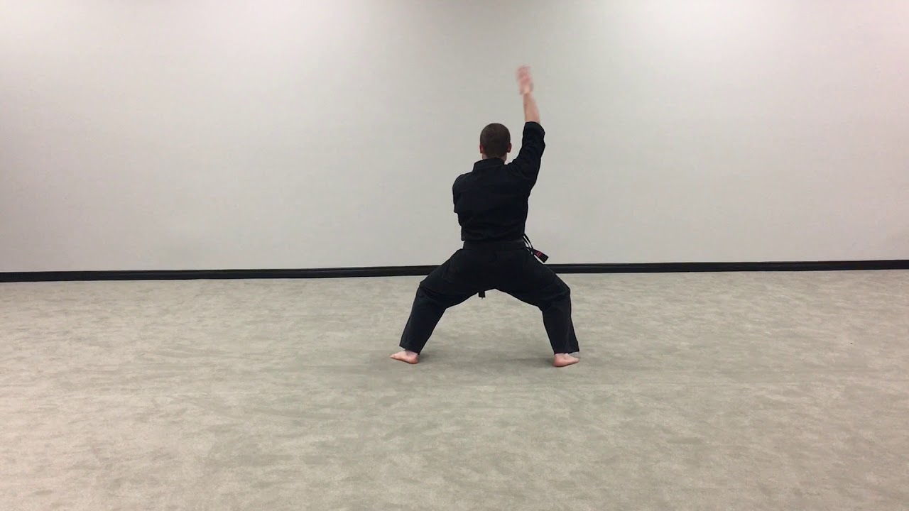 Forms - Kata 1 - back view - YouTube