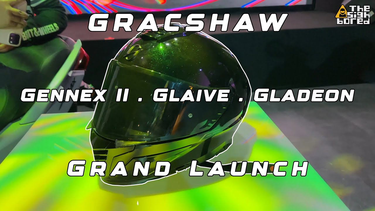 Gracshaw | Gennex II | Glaive | Gladeon | Motorcycle helmet launch ...