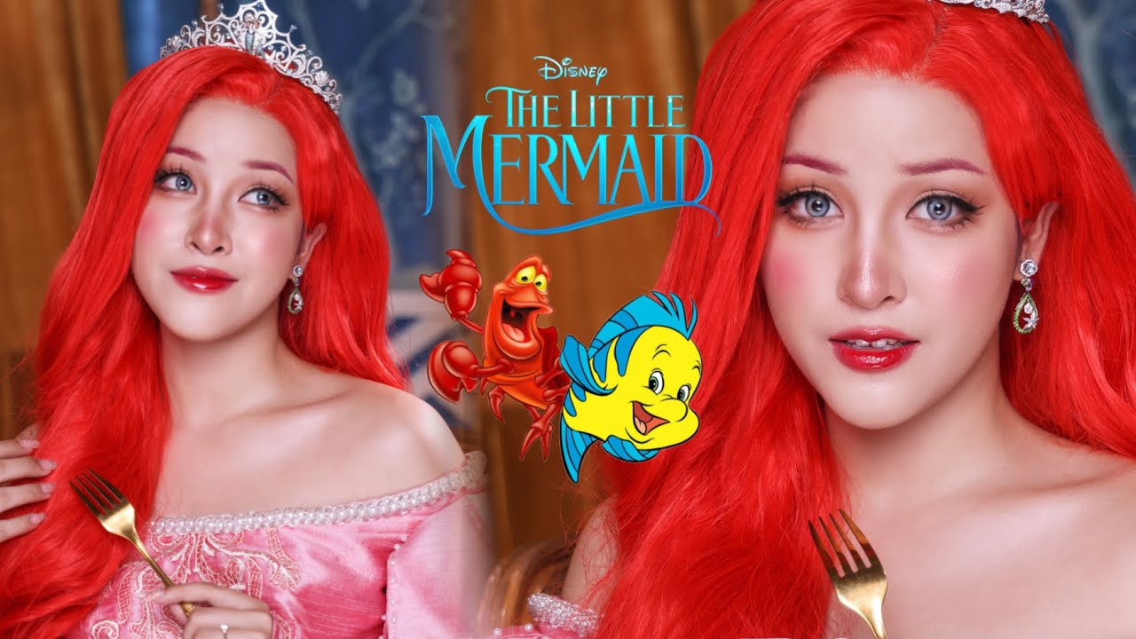 Ariel Makeup Tutorial | The Little Mermaid | Soundtiss - YouTube