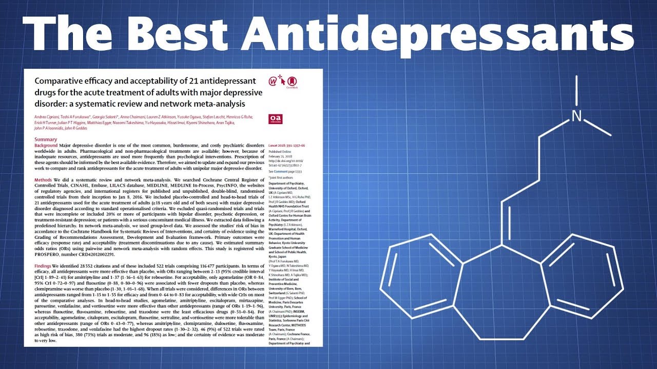 Overview The Most And Least Effective Antidepressants YouTube Overview The Most And Least Effective Antidepressants YouTube